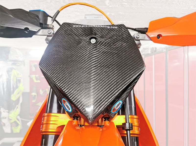 KTM Supermoto Front number Plate - EXC/EXC-F 450 to 530 + 450 SMR