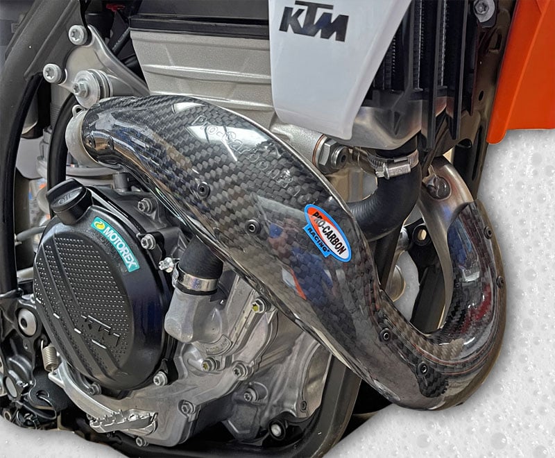 KTM Exhaust Guard / Pipe Guard - Year 2023 - 250 SX-F XC-F