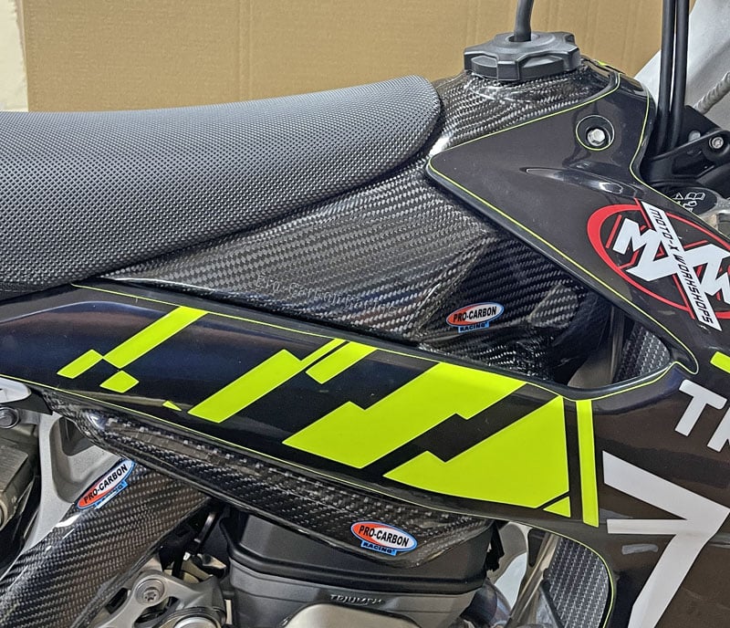 Triumph Tank Cover Set - TF 250-X 2024